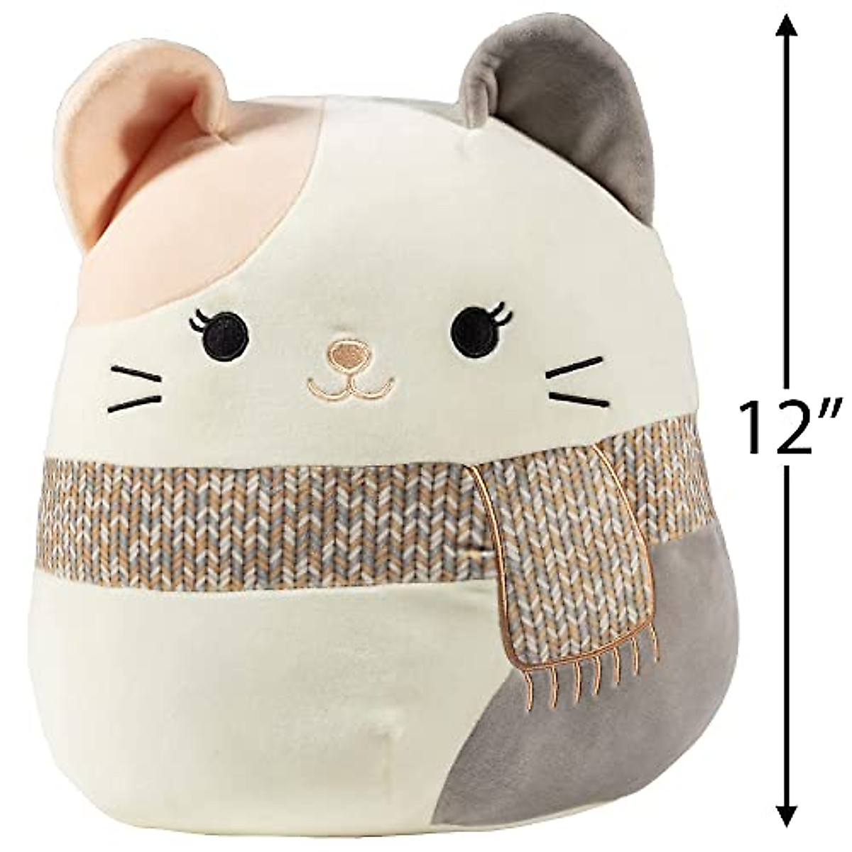 Squishmallows 12" Camette The Cat - Officially Licensed Kellytoy Plush - Collectible Soft & Squishy Kitty Stuffed Animal Toy - Add to Your Squad - Gift for Kids, Girls & Boys - 12 Inch