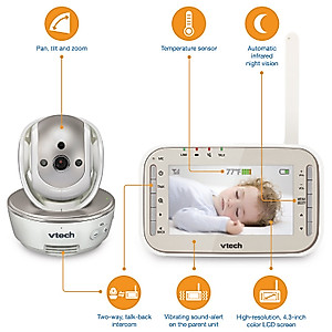 VTech VM305 Pan & Tilt Accessory Camera — Requires a VTech VM343 Baby Monitor to Operate