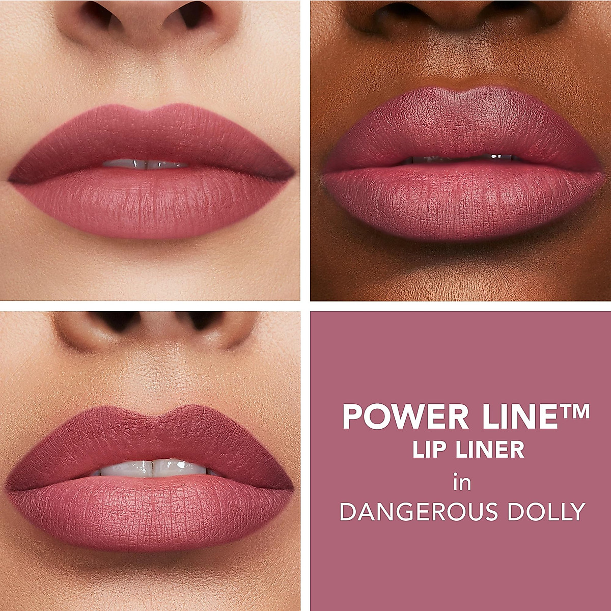 Buxom Power Line Plumping Lip Liner, Dangerous Dolly