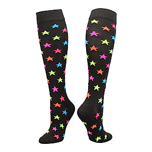 TCK Krazisox Multi-Color Stars (Black, Small)