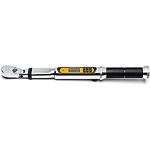 GEARWRENCH 3/8" 120XP Flex Head Electronic Torque Wrench with Angle, 10-100 Ft/Lbs - 85195