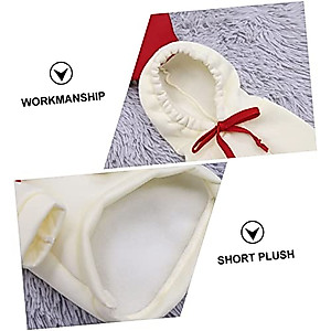 Amosfun 1pc Pet Funny Dogs Hooded Coat - Xs Sweatshirt Party Holiday Christmas Soft and Snowsuit Cat Heart Outfit Cute Guinea Costume Small Winter Costumes Plush Cotton Shape Fall Gifts