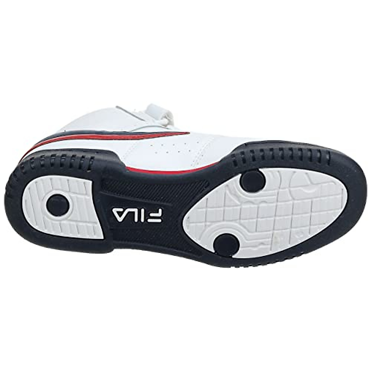Fila womens Fila F-13 Big Kids Sneaker, White/Navy/Red, 5.5 Big Kid US