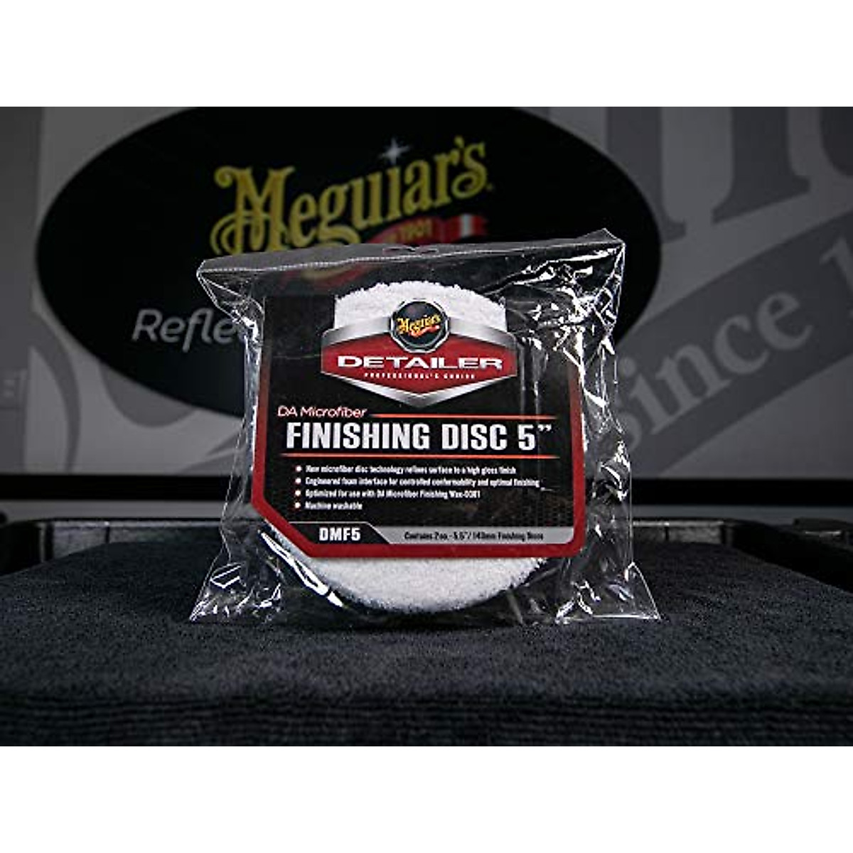 Meguiar's DMF5 DA 5" Microfiber Finishing Disc, 2 Pack