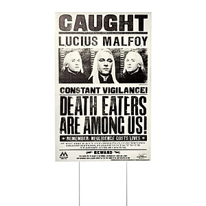 Rubie's Harry Potter Wanted Poster Signs Lawn Décor, As Shown, One Size