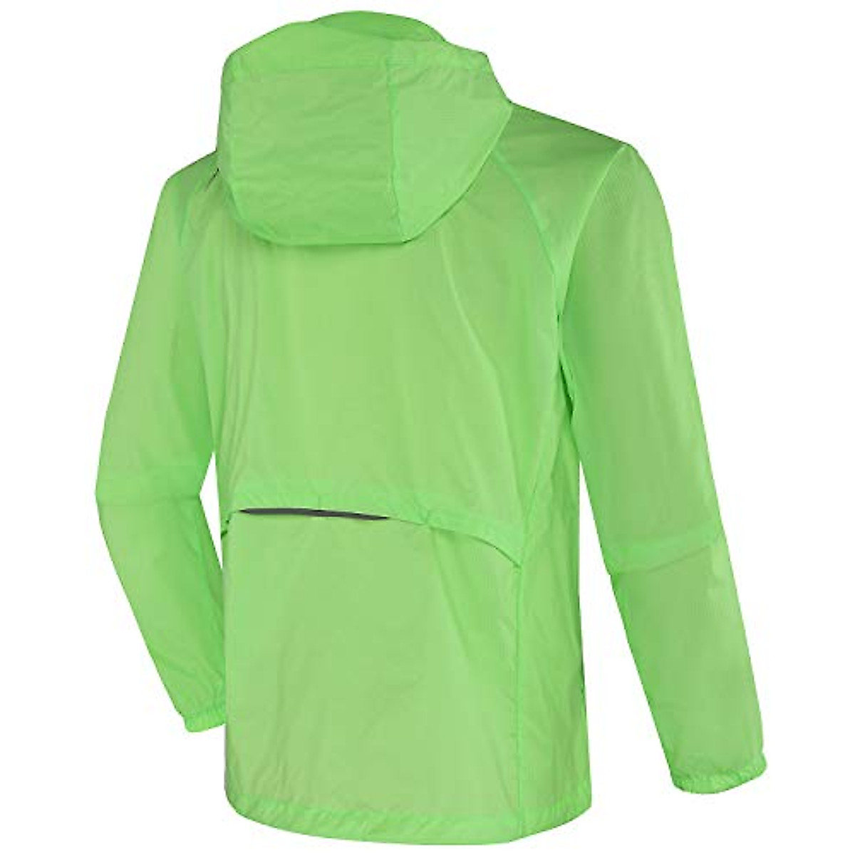 Outto Men's Hiking Jacket Rain Resistant Lightweight UV Protection Quick Drying Windproof Skin Coat(Small,007C Green)