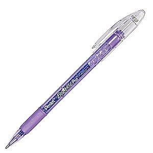 Pentel Sparkle Pop Metallic Gel Pen, (1.0mm) Bold Line, Violet/Blue Ink - K91-DV