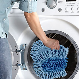 O-Cedar Dual-Action Dust Mop Refill,Blue