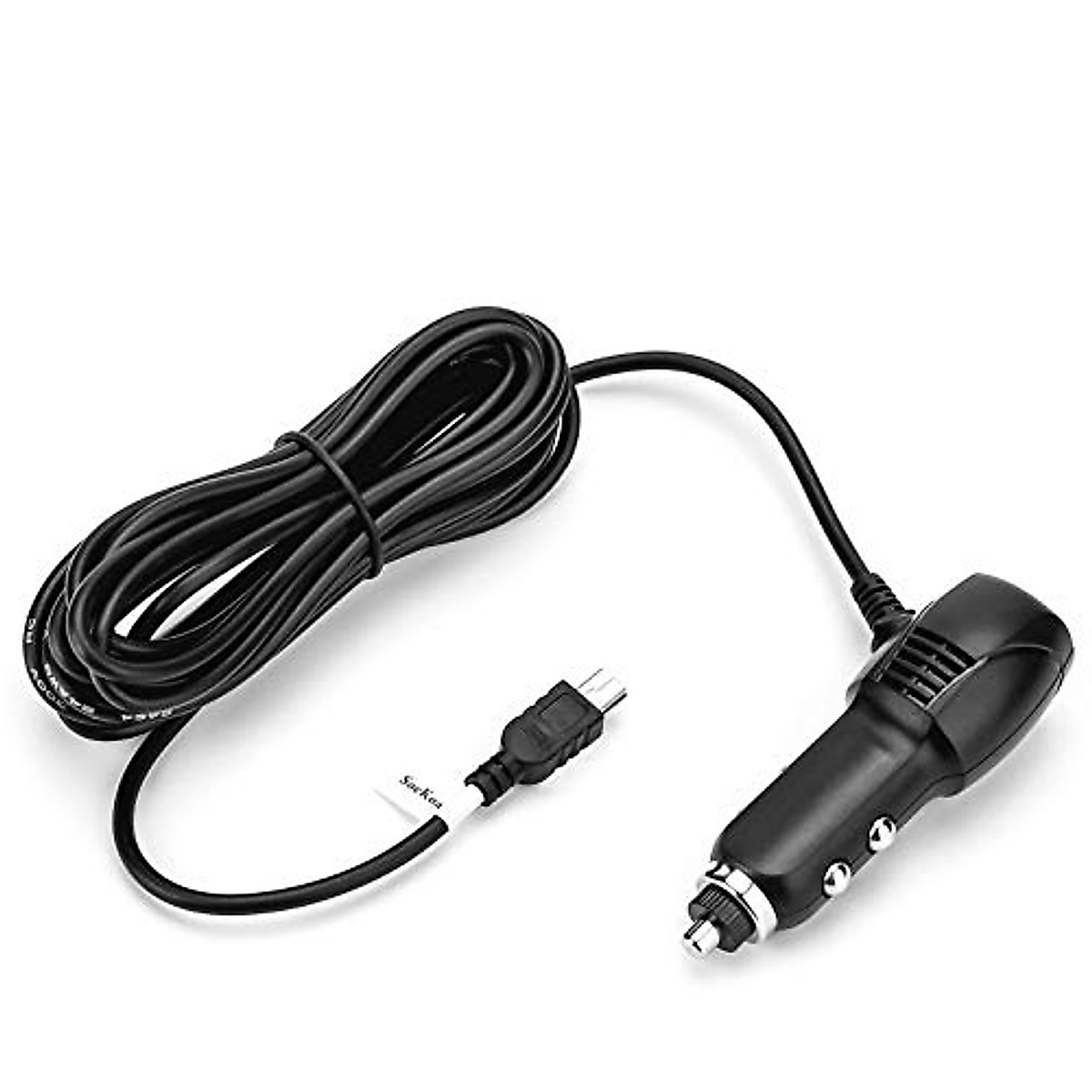 Dash Cam Charger Mini USB, Car Charger with USB Port Compatible with APEMAN, Rexing, Byakov, AKASO, Crosstour, Trekpow, Pruveeo, OldShark, Garmin and Most Other Dash Cam, Android Devices. (11.5FT)