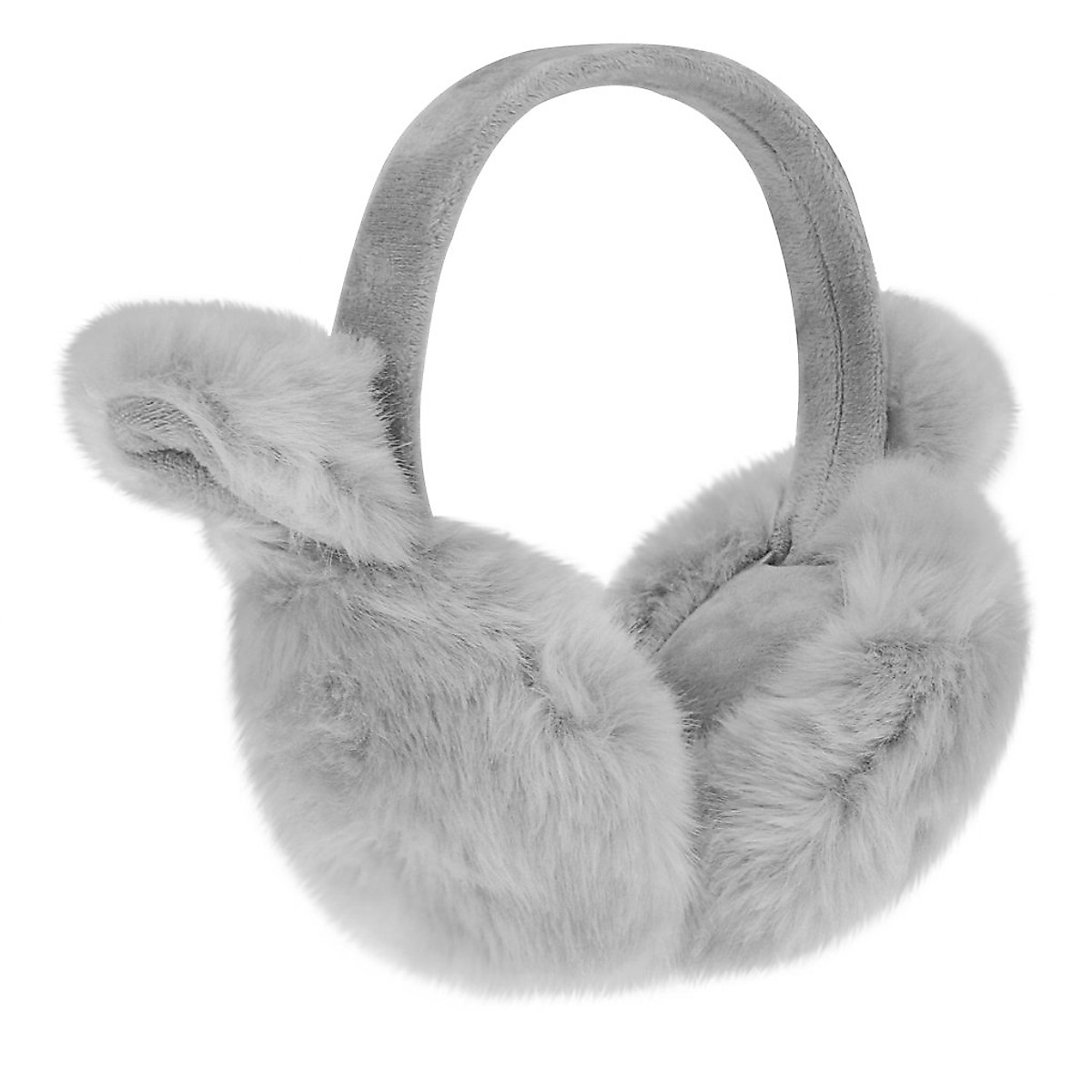 Lovely Cat Ear Foldable Earmuffs, Women Girls Cozy Furry Fur Winter Thermal Ear Warmers Earflap Adjustable Outdoor Soft Fleece Plush Warm Ear Covers Earmuff Running Cycling Ski Snow Ear Muffs Headband