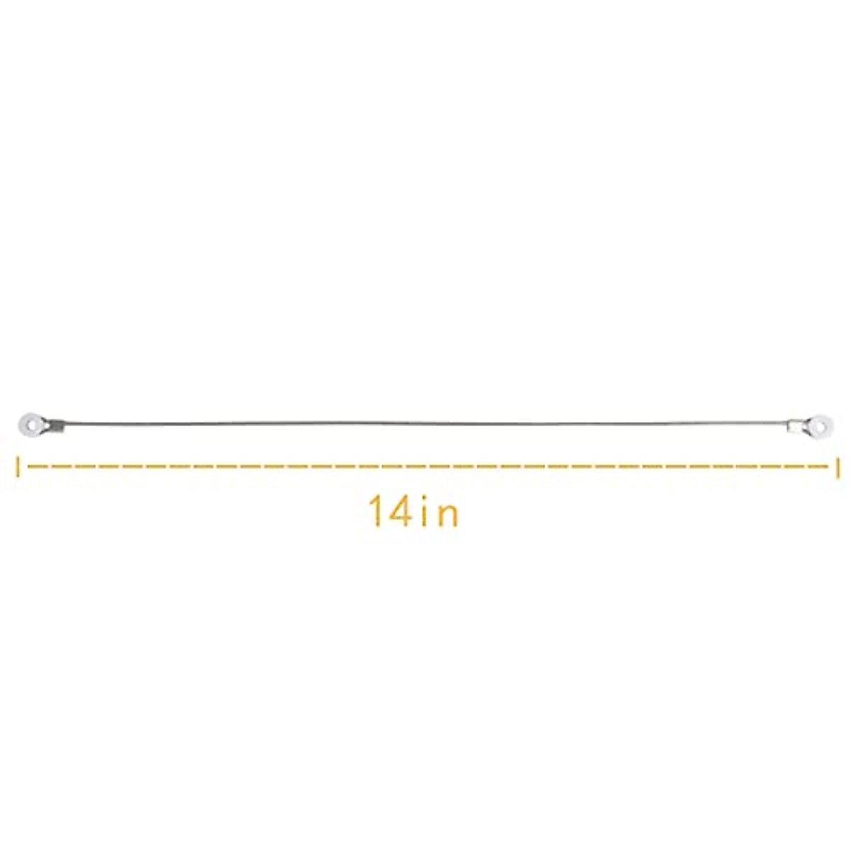 14 inch Heavy Duty Stainless Steel Cooler Lid Strap Replacement Plastic Lid Strap for Igloo Coolers and Coleman Coolers Replacement Parts,Cooler Lid Strap Replacement kit (4)