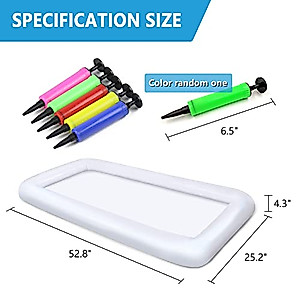 INNOVATIVE LIFE Inflatable Drink Cooler for Parties, Large Size Food Cooler Buffet, BBQ Picnic Pool Party Ice Serving Platters & Picnic Supplies