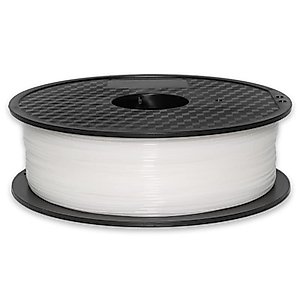Prinko PP 1.75mm White 3D Printer Filament, 1kg/2.2lb, Dimensional Accuracy < +/- 0.05mm