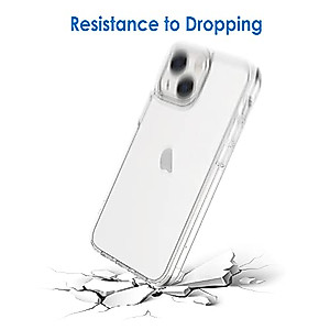 JETech Case for iPhone 13 Mini 5.4-Inch, Non-Yellowing Shockproof Phone Bumper Cover, Anti-Scratch Clear Back (Clear)