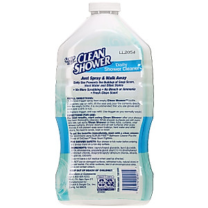 Clean Shower Daily Shower Cleaner Refill 60oz (Packaging May Vary)