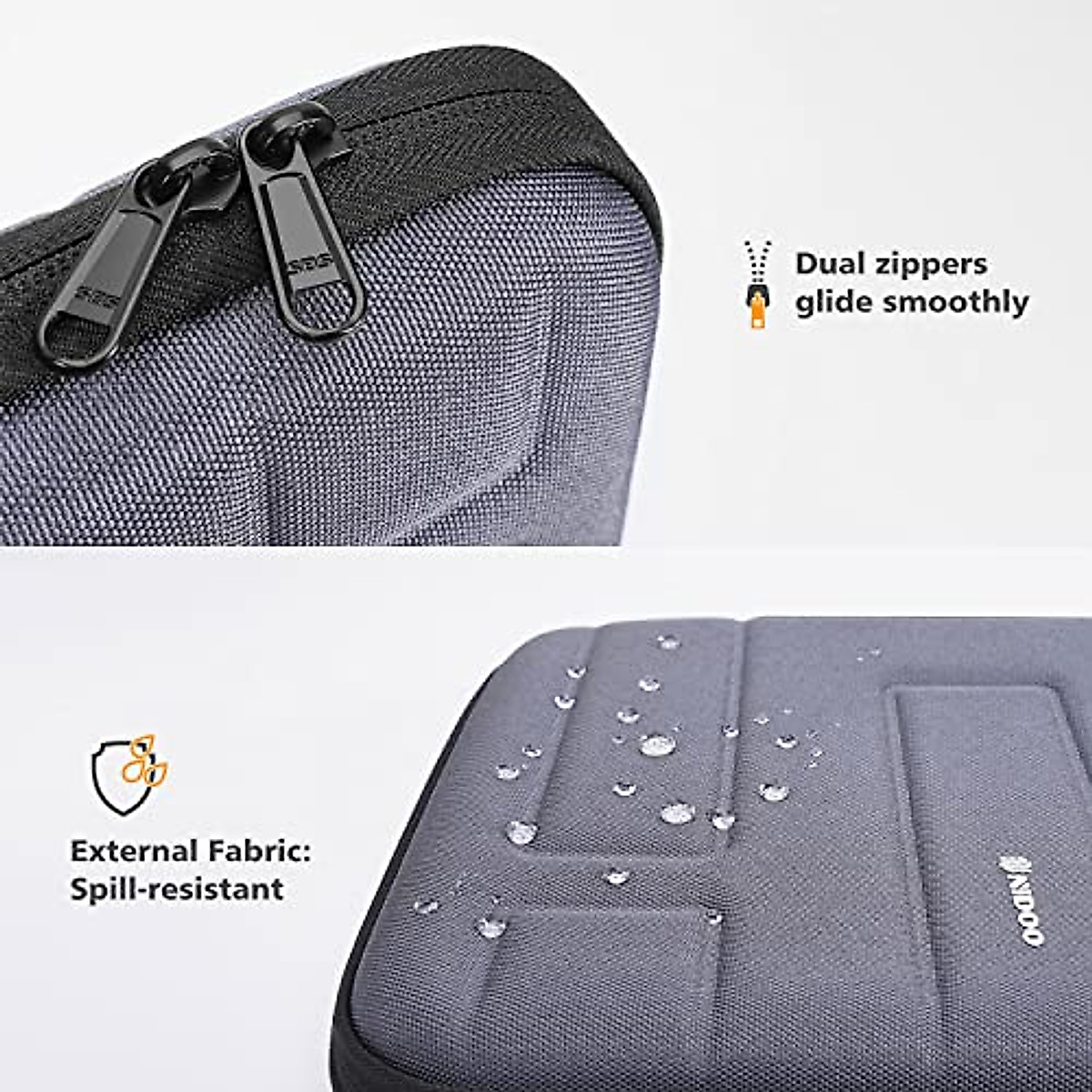 NIDOO Hardshell iPad Case Tablet Sleeve for 11 inch iPad Pro M2 2022/10.9" 10.2" iPad / 10.5" 10.9" iPad Air 4th 5th Generation, Laptop Carrying Bag for Surface Go 3 2 / Samsung Store Accessories