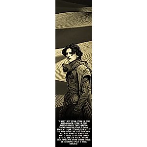 Geekograph Paul Atreides Dune Bookograph Metal Bookmark