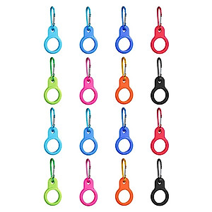 Didiseaon 16pcs Water Bottle Buckle Hanging Travel Silicone Bottle