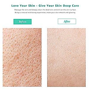 Gunoze Shower Brush Set, Dual-Sided Long Handle Back Scrubber with Soft and Stiff Bristles, and 2 Pack Dry Brushing Body Brush for Wet or Dry Brushing, Shower Body Exfoliating for Radiant Skin