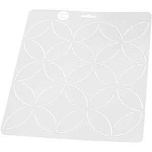 and Clear Stencil Plastic Quilting Template Quilt Tool for Patchwork Painting 1