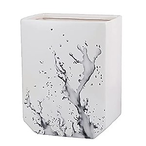 Slim Trash Can,Garbage Can, Saving Space for Small Waste, Garbage Bin for Home, Office, Business, Without Lid, 2.5 Gallons,Grey