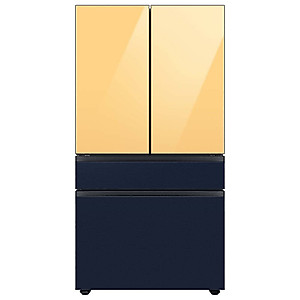SAMSUNG RAF36DB4QN Bespoke 4-Door French Door Refrigerator Panel in Navy Steel - Bottom Panel