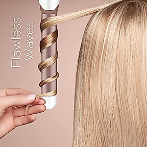 Conair Double Ceramic 1-inch Curling Wand, Straight wand produces flawless waves