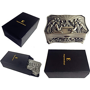 elegantmedical HANDMADE (AAA 10MM) Real Pearl BEADS CATHOLIC GOLD ROSARY CROSS GIFT NECKLACE Supper BOX