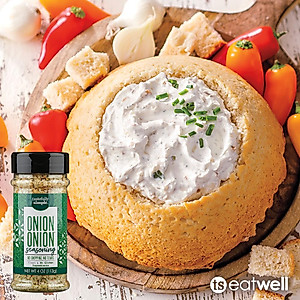 Tastefully Simple Onion Onion Seasoning, 4 Ounce