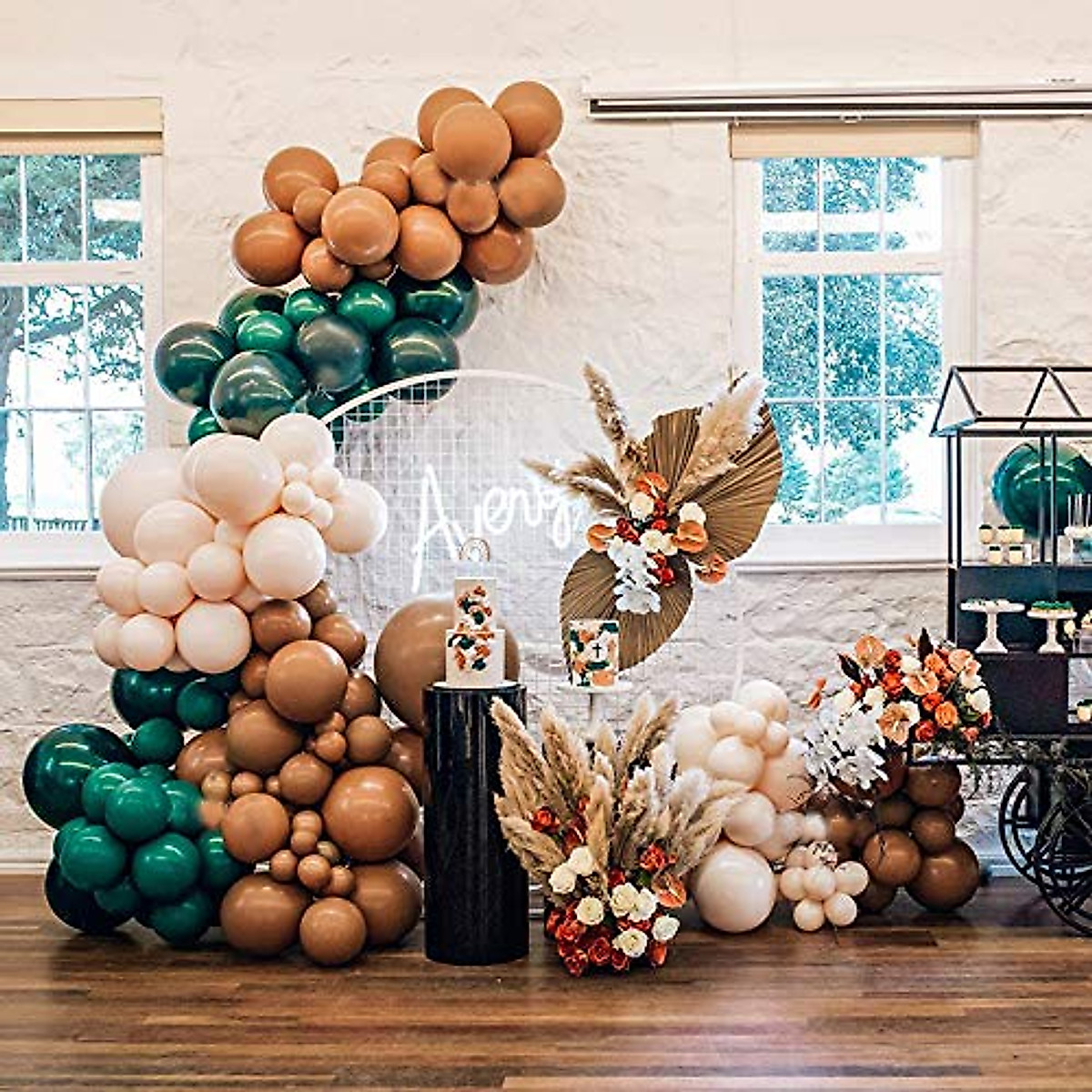 Tan Brown Balloons 12 Inch 50 Pack Retro Cocoa Balloons Baby Shower Balloon Wedding Bridal Shower Birthday Neutral Jungle Party Decorations