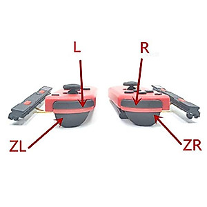 Replacement L R ZR ZL Trigger Buttons Left Right Button For Switch NS JoyCon (ZR ZL With Spring)1