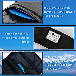 HEYTUR Durable Kayak Paddle Bag for 2-Piece Adjustable Kayak Paddles (2-Piece 51in)