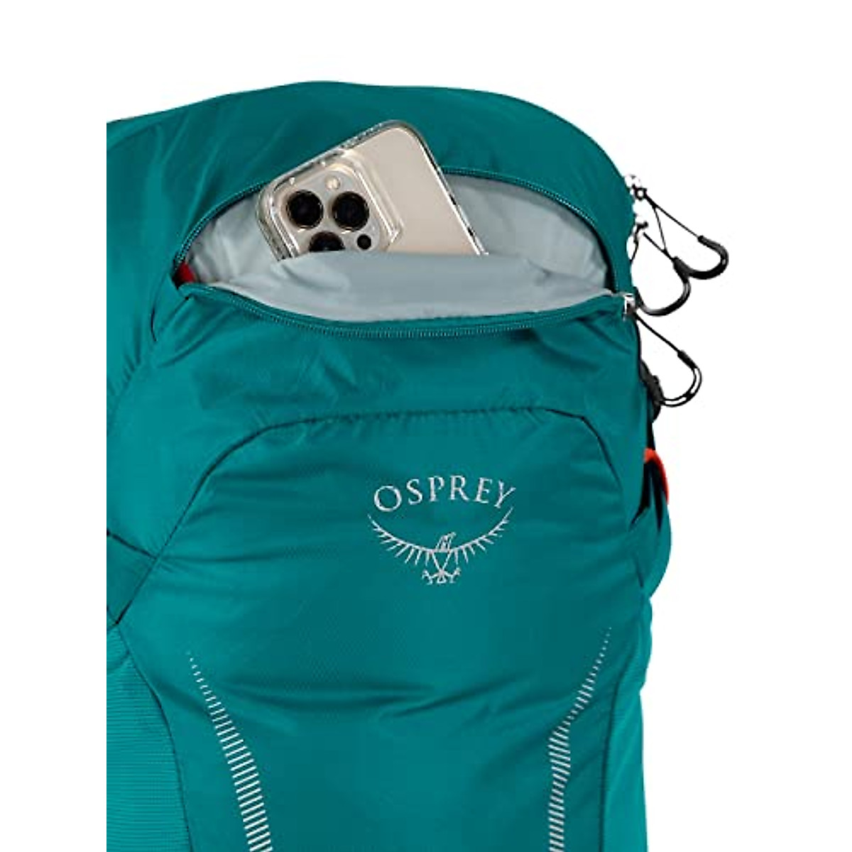Osprey Hikelite 18L Unisex Hiking Backpack, Silver Lining, One Size