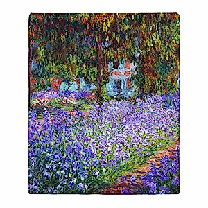 CafePress Monet Throw Blanket Super Soft Fleece Plush Throw Blanket, 60"x50"
