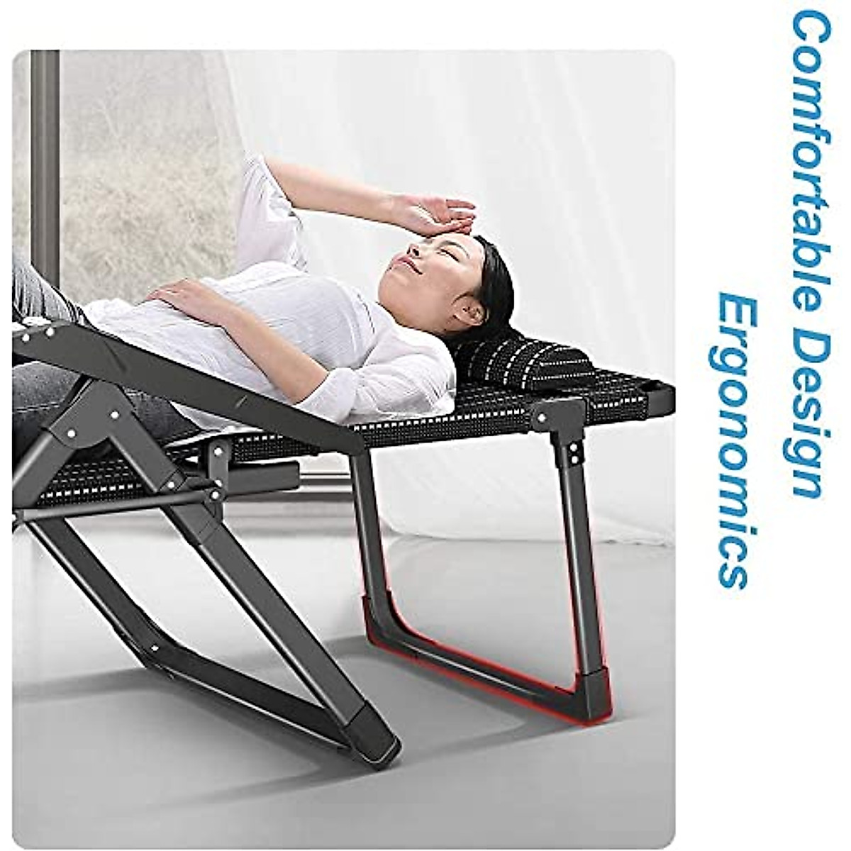 ガードレール Recliners Folding Sunloungers Brown Patio Lounge Chair for Adults Reclining Office Chair with Footrest and Headrest