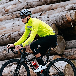 Castelli Men's Puro 3 Jersey FZ, Fleece Insulated Long Sleeve Zip Up with High Collar for Road and Gravel Biking I Cycling - Light Black/Silver Reflex - Medium