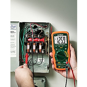 Extech EX505 CAT IV-600V True RMS Industrial MultiMeter with Waterproof (IP67) Rugged Design for Heavy Duty Use