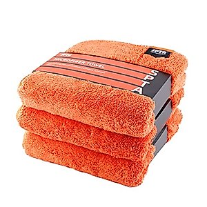 Microfiber Towels for Car, Microfiber Car Cleaning Cloths, Upgraded 1200gsm Ultra-Thick Cars Drying Towel Microfiber for Car and Home Polishing Washing and Detailing 16'' x 16''(3 Pack) -SPMF120MIX