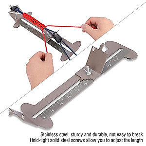 Dilwe Paracord Jig Bracelet Maker Paracord Tool Kit, DIY Paracord Craft Maker Tool, with Hanks Buckles for Crafts, Sports, Belts, Jewelry, Hunting, Fishing