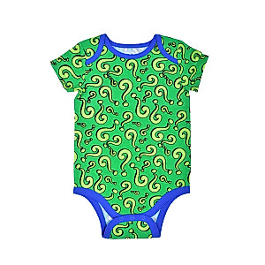 WARNER BROS Boy's 5-Pack Batman, Robin, Joker and Riddler Character Creepers, 9 Months