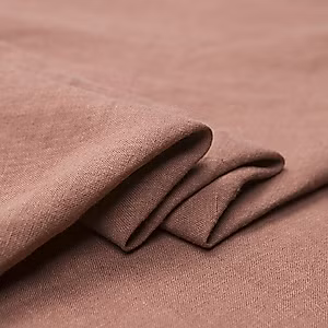 Japan Nature 100% Linen Fabric for Clothing, Home Decor, Pillow, Sofa, 56" Width, Craft by The Yard, Russet-Red Color