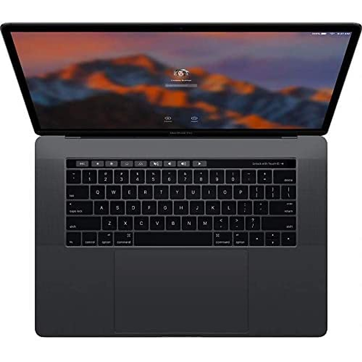 Late 2016 Apple MacBook Pro Touch Bar with 2.6 GHz Quad Core i7 (15 inches, 16GB RAM, 512GB SSD) Space Gray (Renewed)
