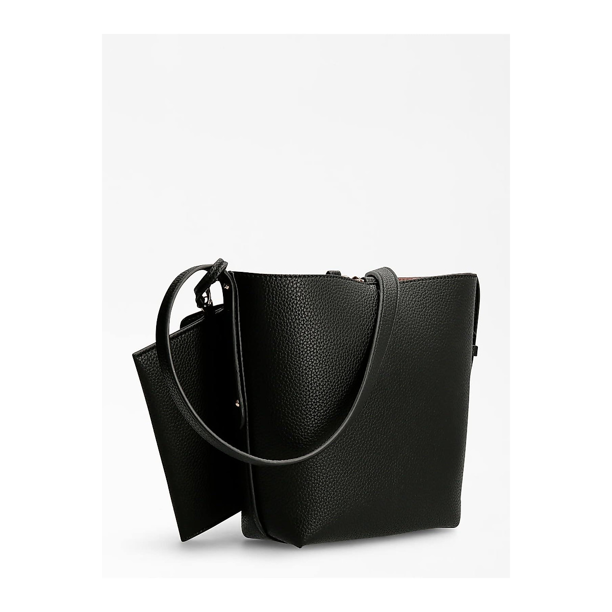 GUESS Womens Eco Brenton Bucket bag, Black, One Size US