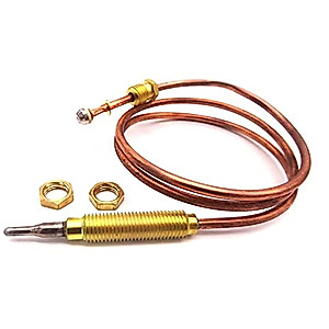 KBZ Propane BBQ Grill, Firepit, Fireplace Heater Universal Gas Thermocoupler Sensor M8x1 Thread (Length 600mm/24inch)