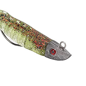 Soft Lure, Artificial Fishing Lure Compact Feel Comfortable for Freshwater for Saltwater for Anglers(Willow Yellow)