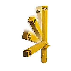 Maypole MP9739 Fold Down Security Post Concrete Set Type - Yellow