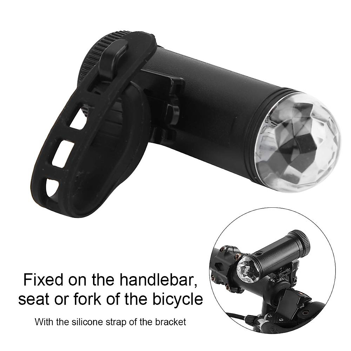 VGEBY Plastic Bike Disco Lights Bicycle Colorful Light Children Kids Entertainment Bike Dancing Lamp Cycling Accessory