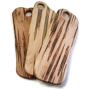 Large Long Ambrosia Maple Wood Cutting Board with Handle, Charcuterie Buffet Serving Board, Wedding Catering Tray