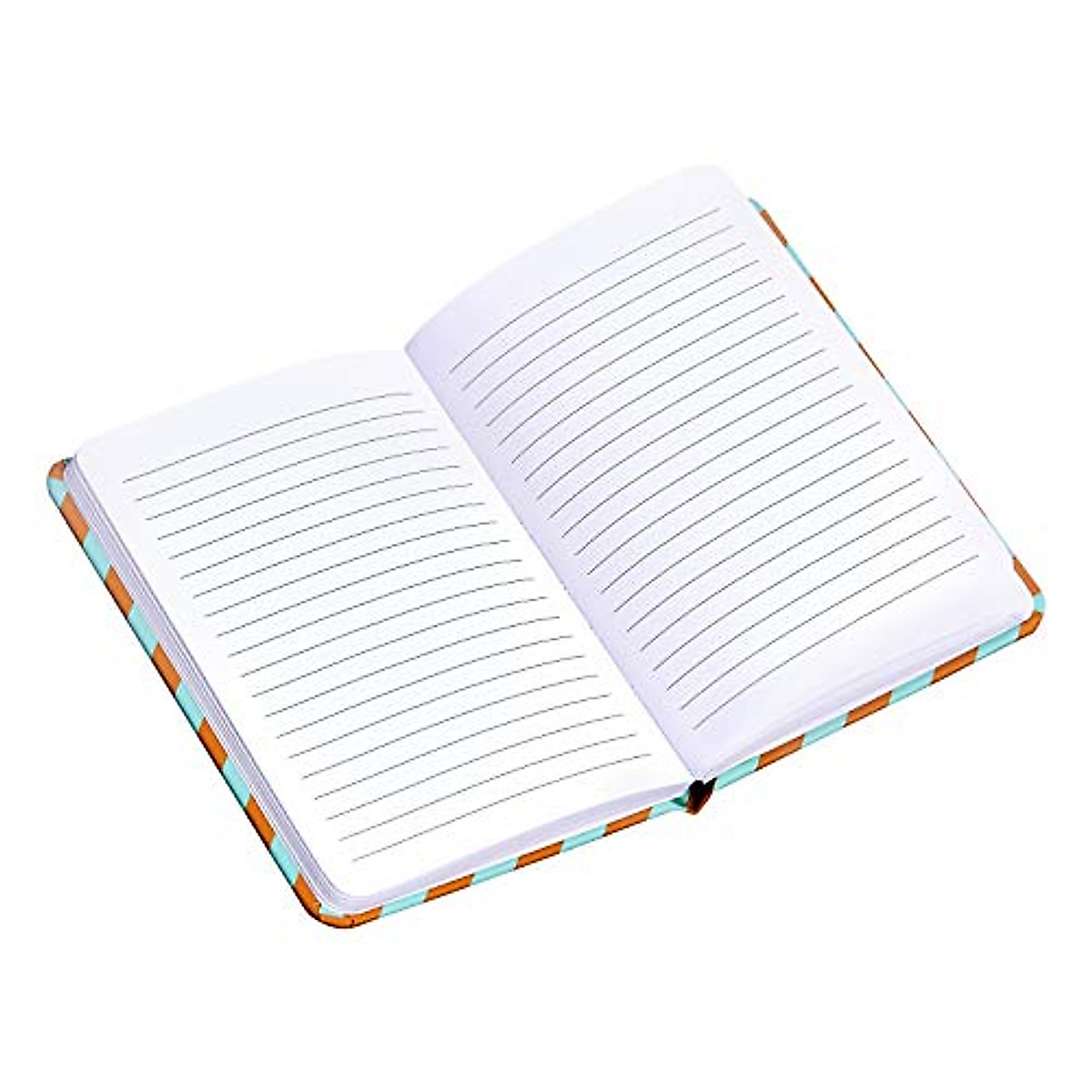 Amazon Basics Bonded Leather Journal, Assorted Colors, 5-Pack