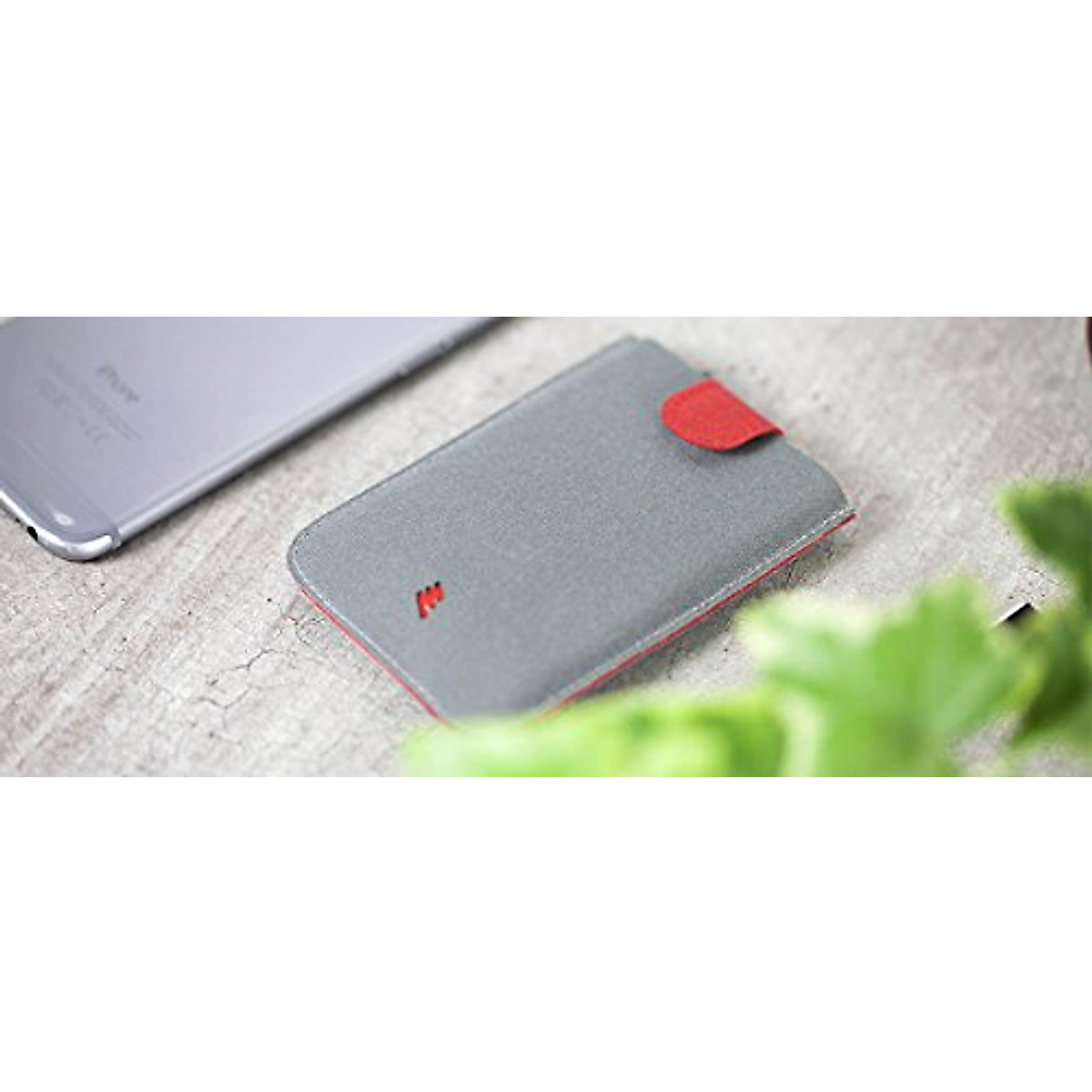 DesignNest DAX wallet, Cascading pull-tab wallet, Slim wallet, Hold upto 6 cards, small wallet, Card holder, Purse (PurpleGrey, Polyester)